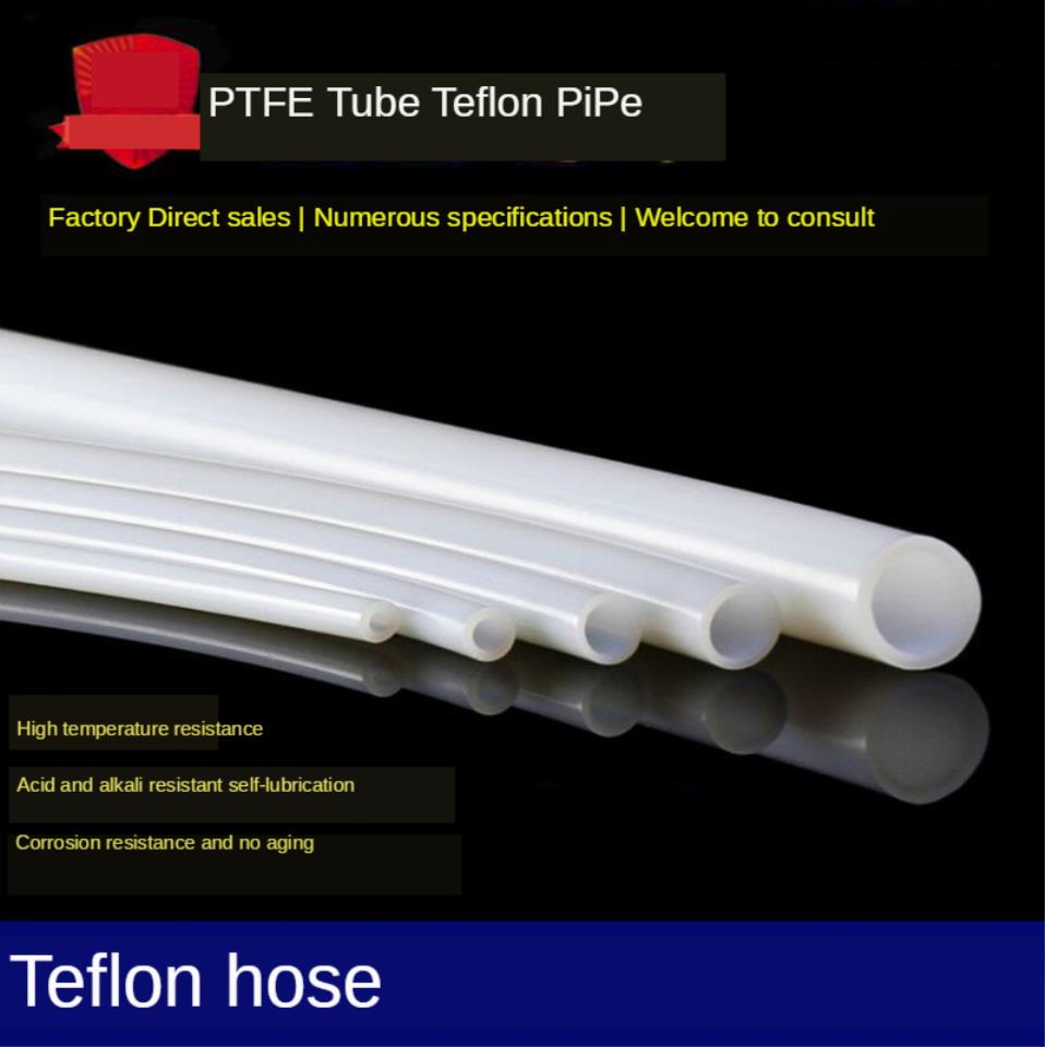 PTFE-10M Teflon Tube สายลมทนความร้อนสูง ทนอุณหภูมิได้ถึง 260C สายเทปล่อน ขนาด OD/ID 4x2 / 6x4 ...