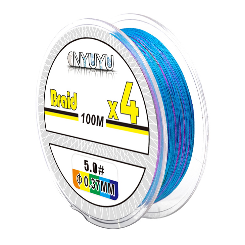 【Sasa】100M 4 Strands Braided Fishing Line Super Strong PE Fishing Line Multifilament Braided ...