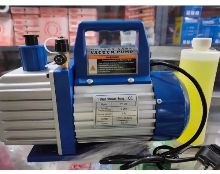 Vacuum pump for air-conditioning rotary vane1/2hp 3/4hp 1hp single ...