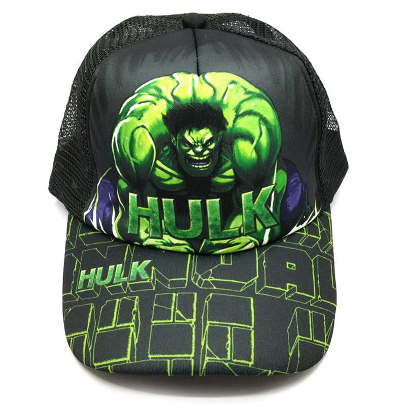 Hulk Batman Ironman Peaked Cap Classical Cartoon Summer Style Character ...
