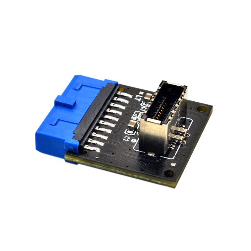 Computer Connectors USB 3.1 Front Panel PC Socket to USB 3.0 20Pin ...