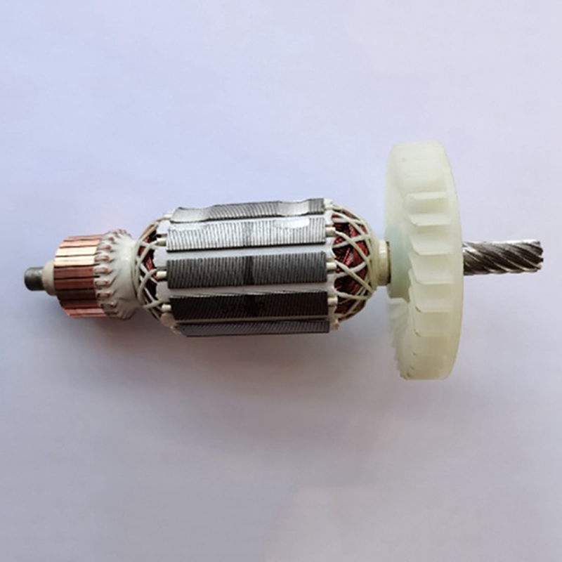AC220-240V 9-Teeth Drive Shaft Electric Circular Armature Rotor for ...