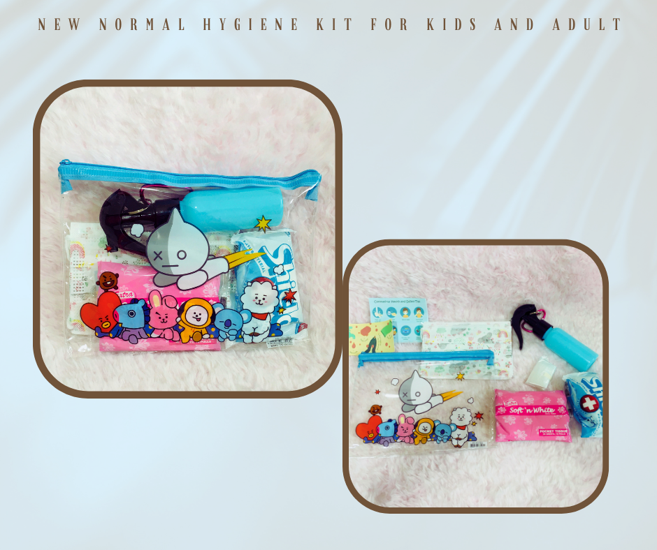 Hygiene Kit for Kids and Adult Use with Alcohol Spray Bottle Anti ...