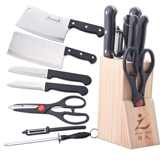 【TIMI】Stainless Steel Kitchen Knives With Peeler And Scissor | Lazada PH
