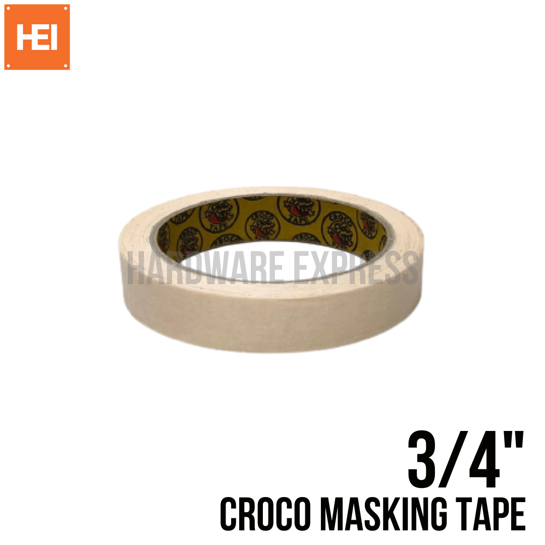 Croco Masking Tape 1/2" , 3/4" , 1" , 2" | Lazada PH