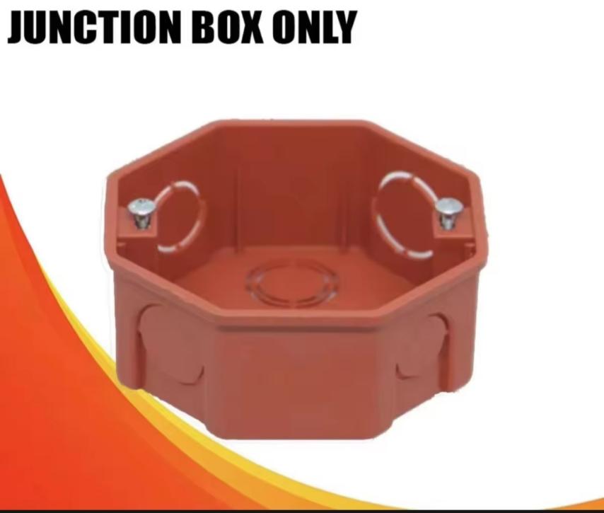 PVC JUNCTION BOX/ UTILITY BOX/ COVER(ORANGE) POLY JUCTION BOX, ROYU ...