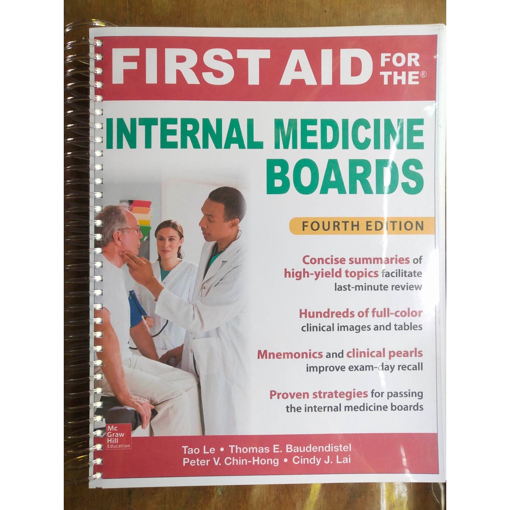 First Aid for the Internal Medicine Boards, 4th Edition | Lazada PH