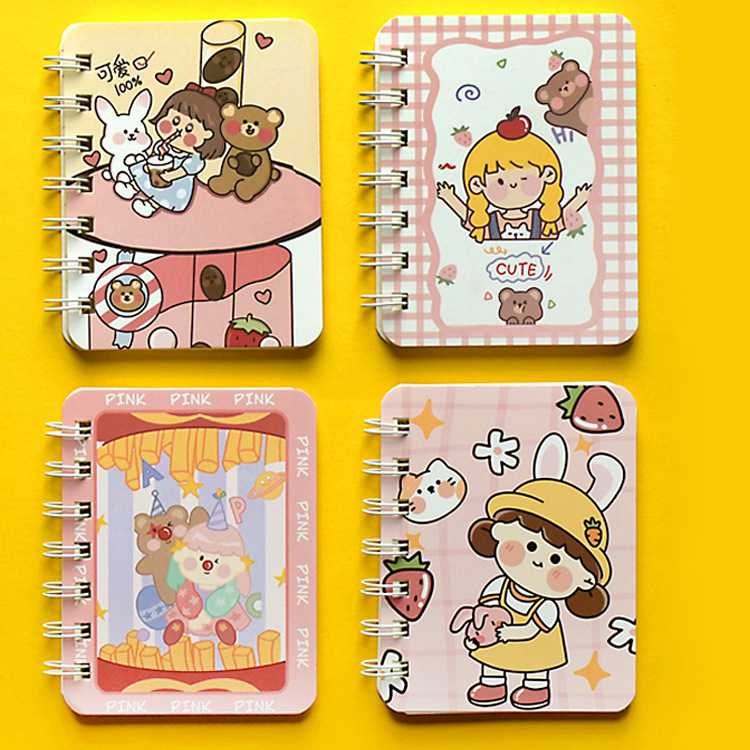Cute little notebook office supplies notepad student stationery ...