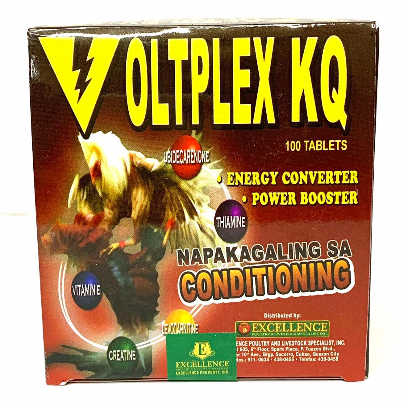 [FCR ARGIVET] VOLTPLEX KQ 1 BOX (100 CAPSULES) TABLET FOR FIGHTING COCK ...