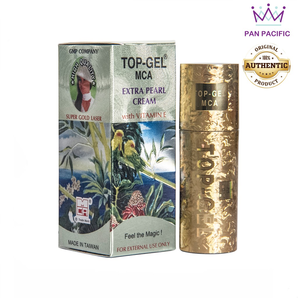 Original Top Gel Extra Pearl Cream with Vitamin E 12g 12 grams each ...