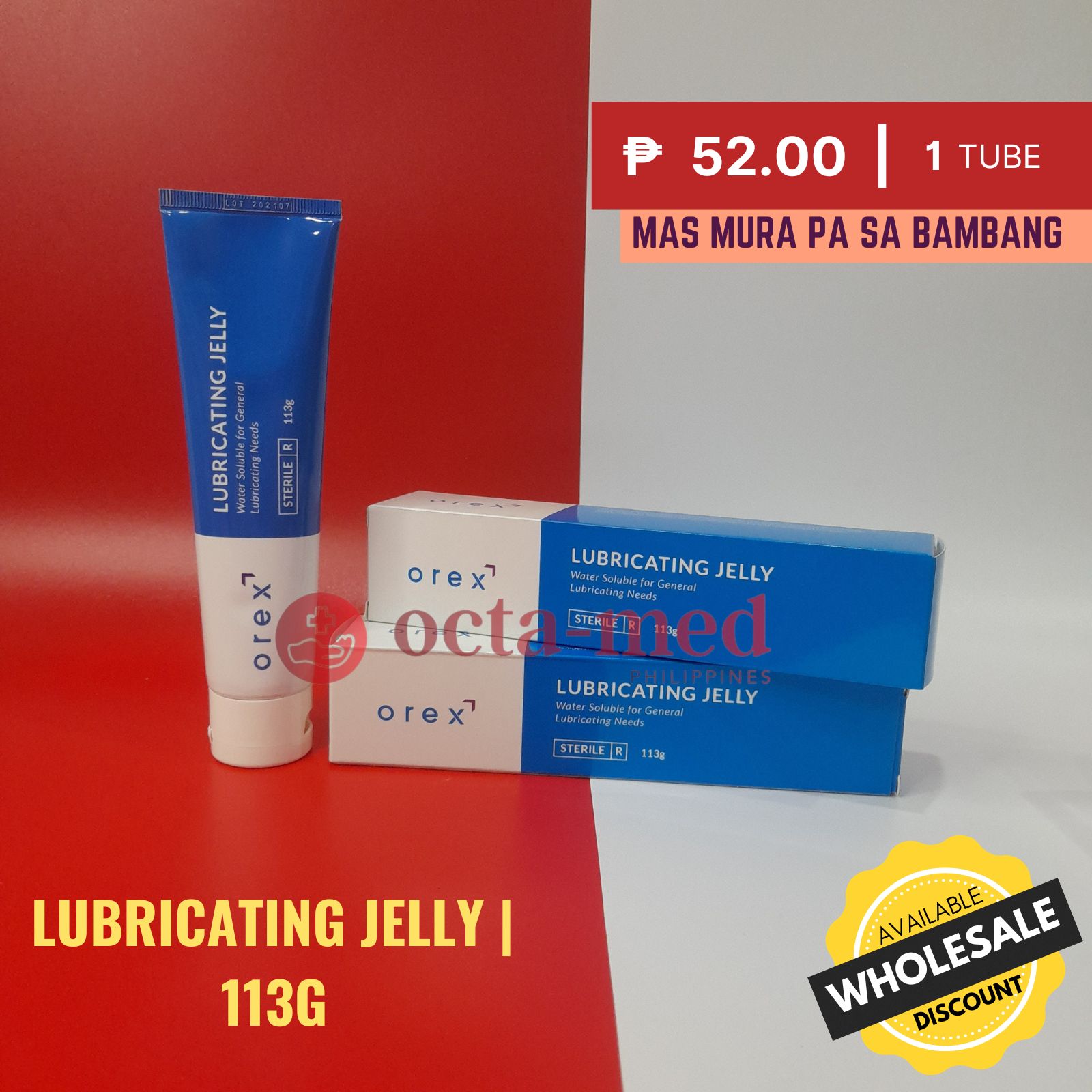 Lubricating Jelly | OREX Wholesale (113g) | Lazada PH