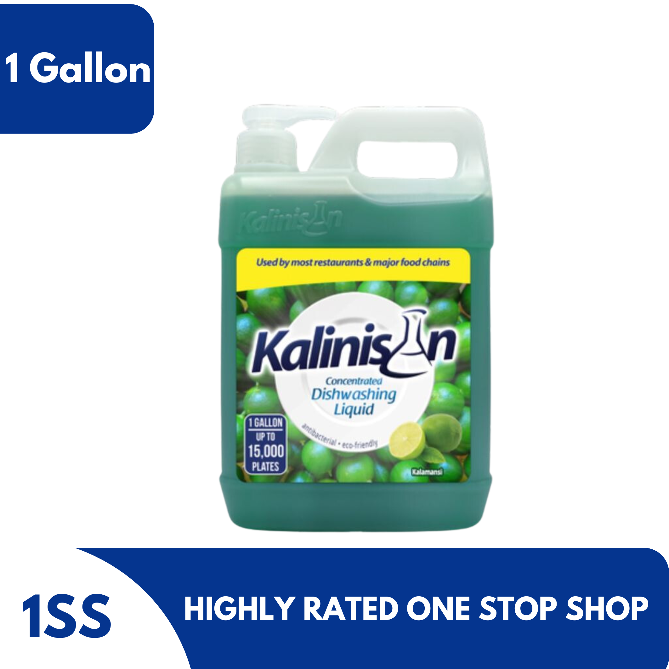 Kalinisan Concentrated Dishwashing Liquid Kalamansi Scent, 1 Gallon ...