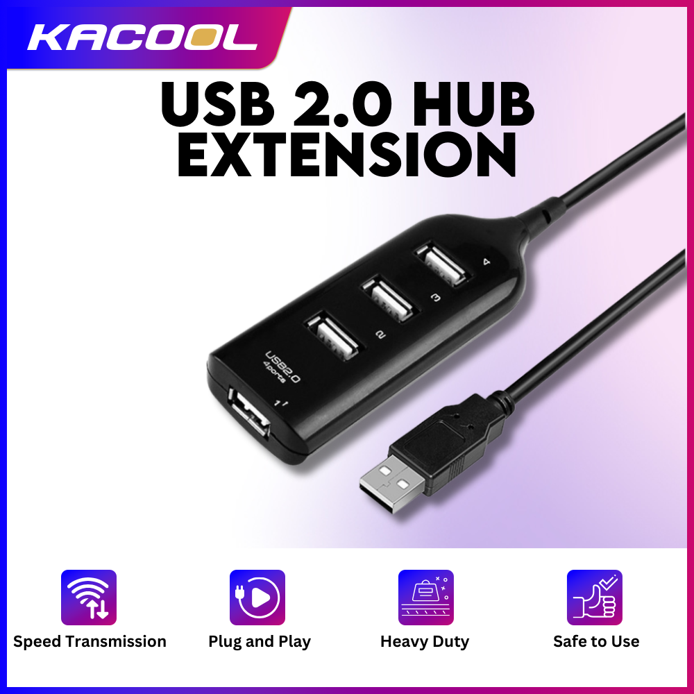 Popcorn USB Hub High Speed Transfer Extension Adapter | Lazada PH