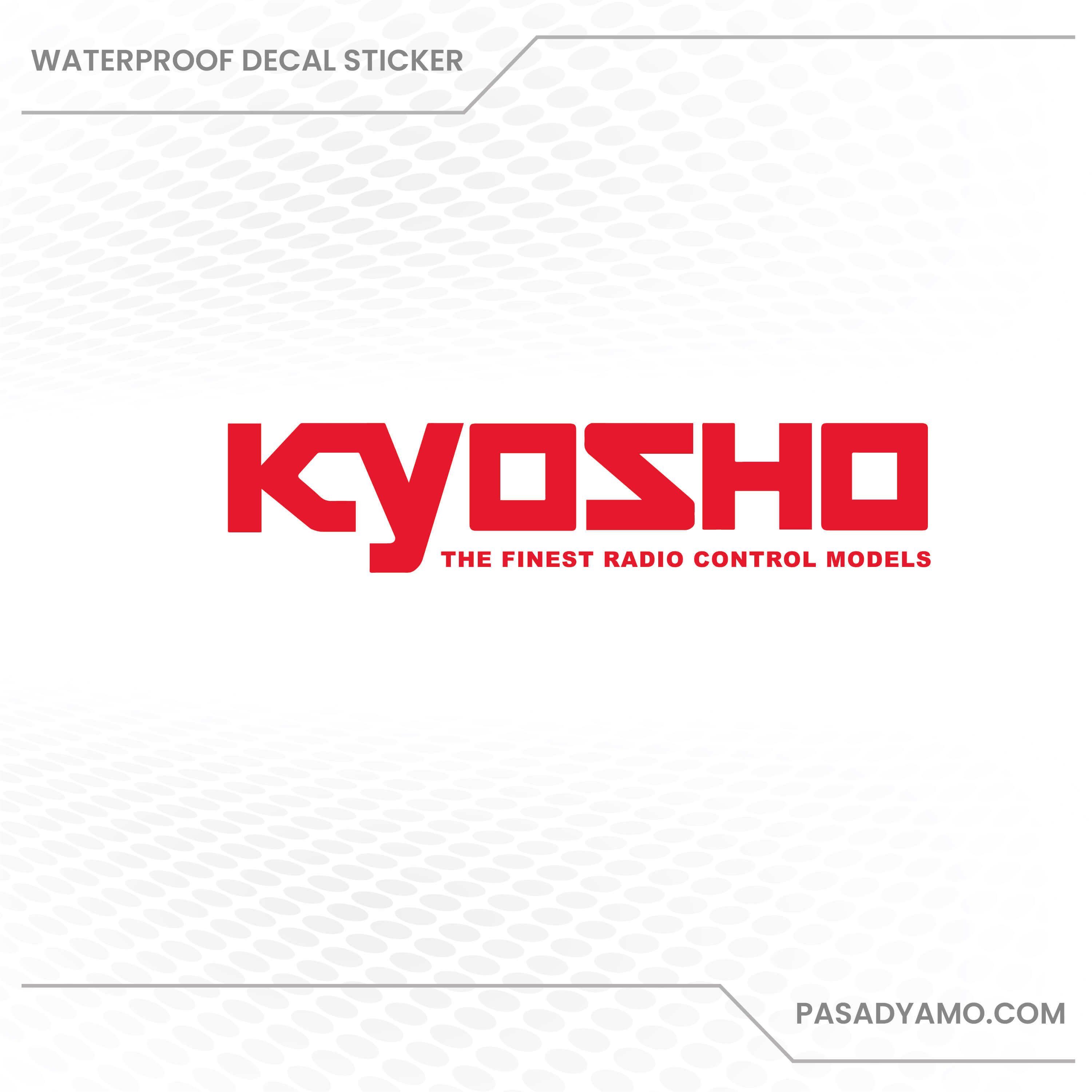 Kyosho Logo Decal Sticker for Cars Motorcycles Laptops Skateboards 6 x ...