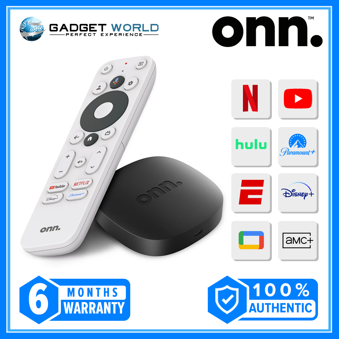 onn. Google TV 4K Streaming Box Black | Lazada PH