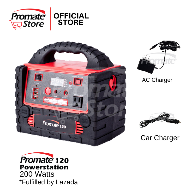 Promate 120 Powerstation (fulfilled by LAZ) | Lazada PH