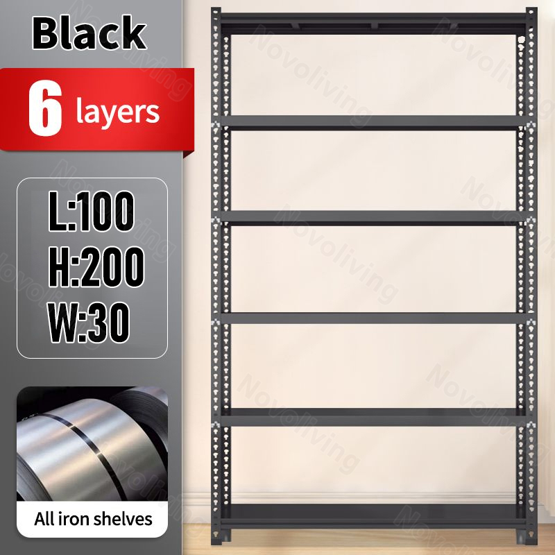 Novoliving Metal Storage Rack Triangular Steel Shelf 5/6/7 Layers Heavy ...