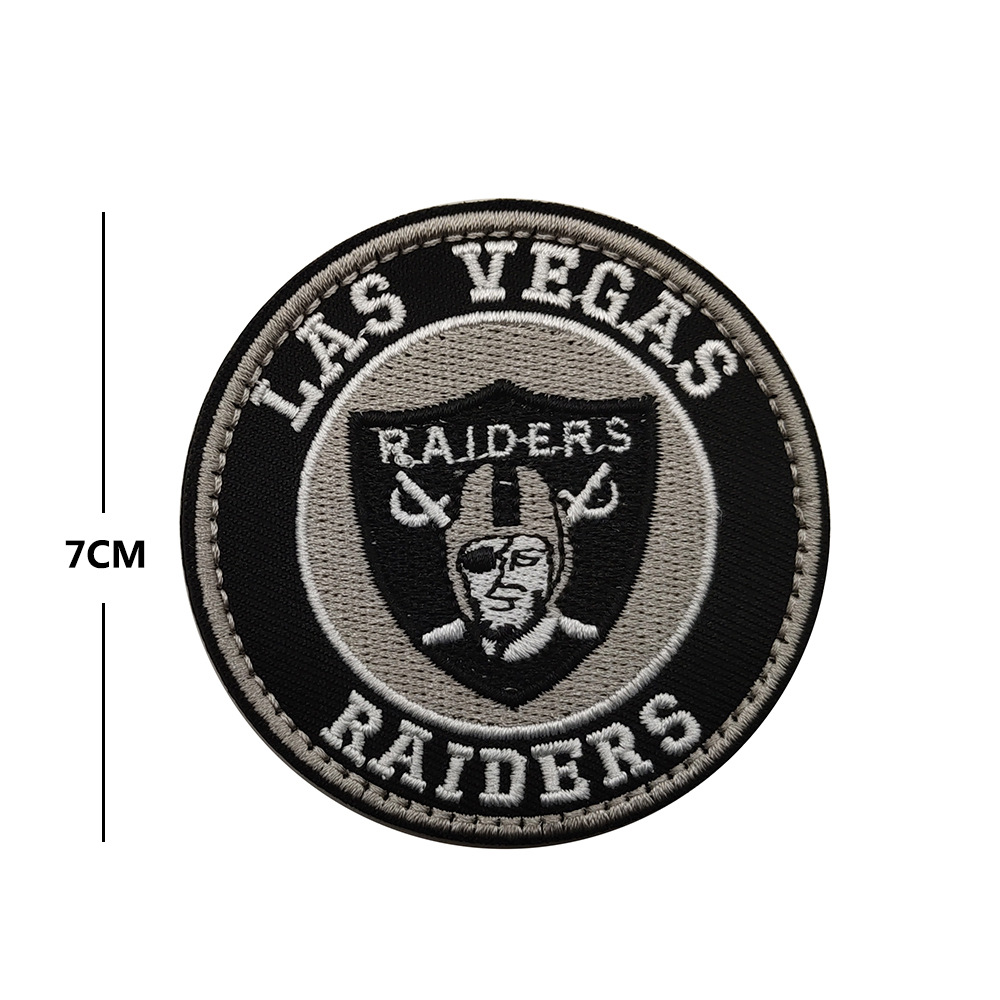 NFL Team RAIDERS Raider Team Logo Embroidered Armband Velcro Backpack ...