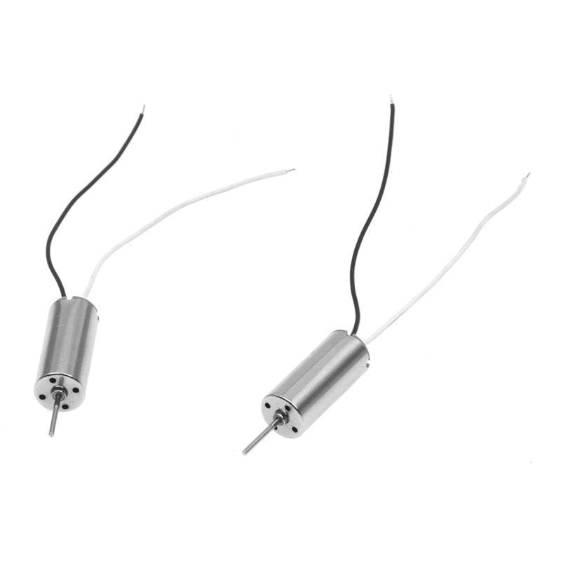 2 Pcs DC 3.5V 7mm x 16mm Cylinder Mini Coreless Motor for Model ...