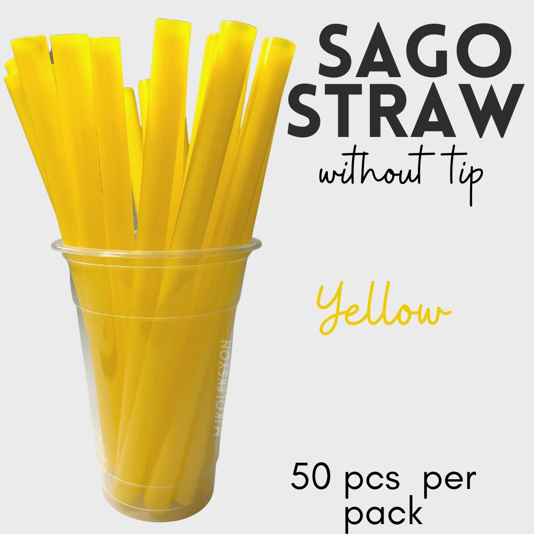 Sago Straw 50pcs per pack NO WRAP 20cm and w/o Tip | Lazada PH