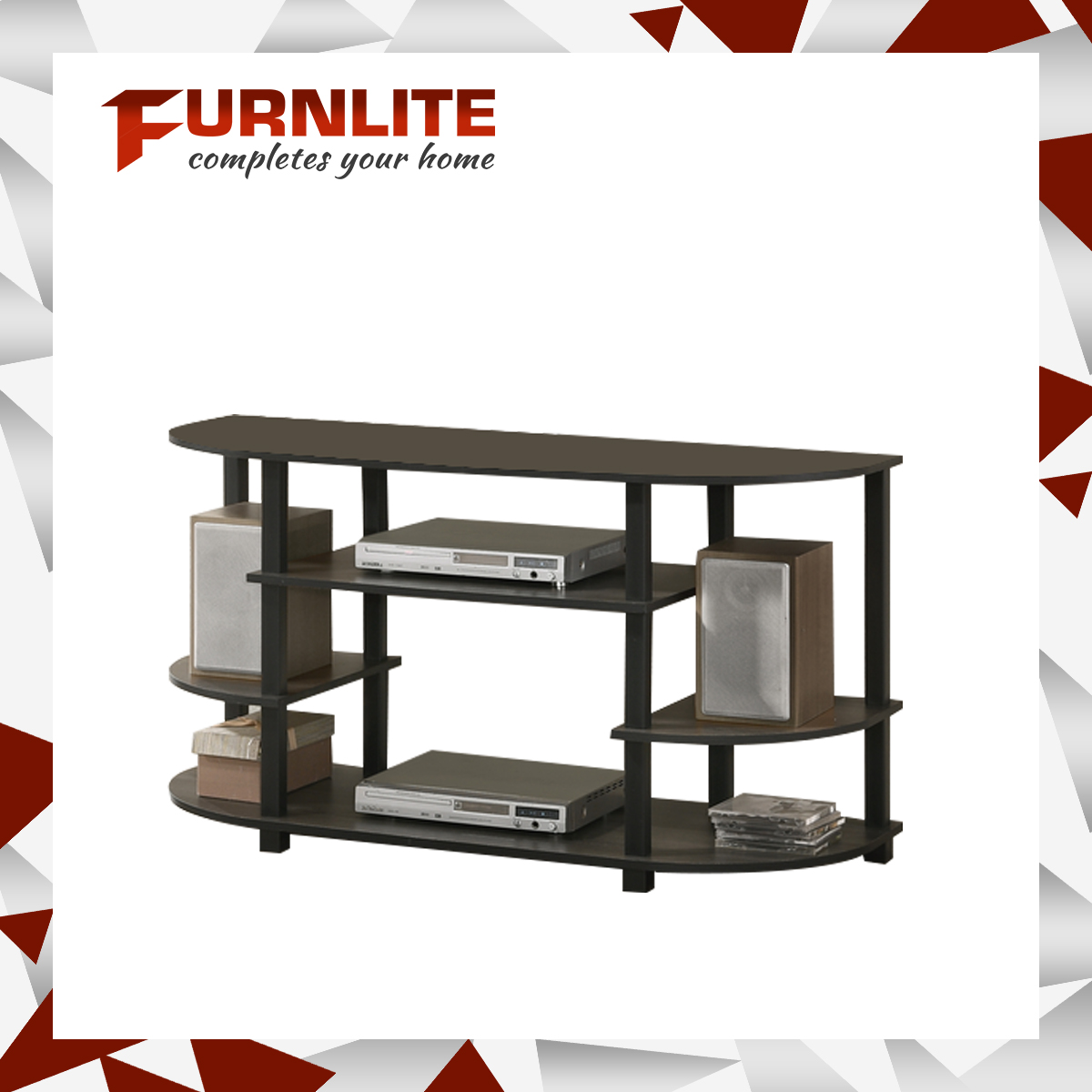 Furnlite TV Entertainment with 3 Tier Stand SP082 | Lazada PH