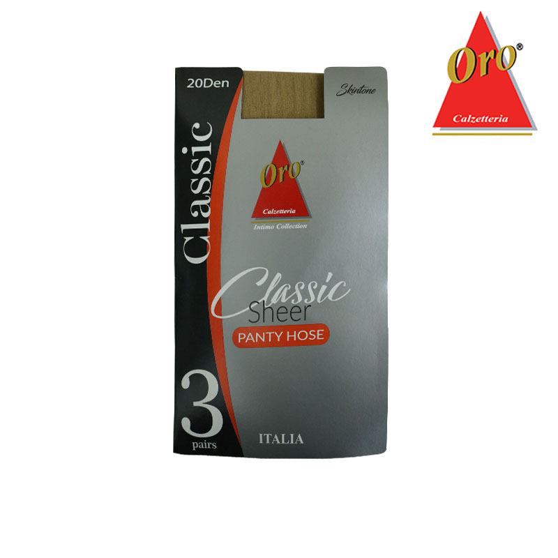 ORO Classic Sheer Pantyhose 20 Den (3 Pairs) | Lazada PH