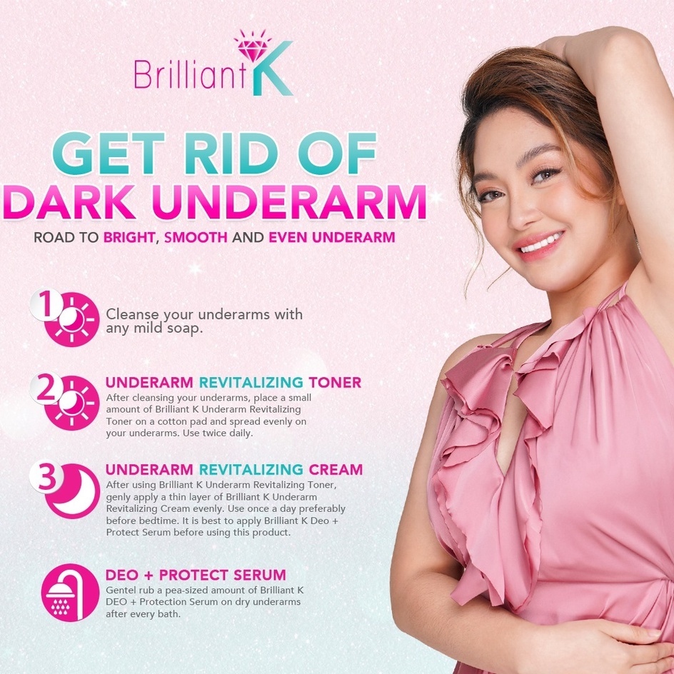 Brilliant K Underarm Revitalizing Toner 60ml | Lazada PH