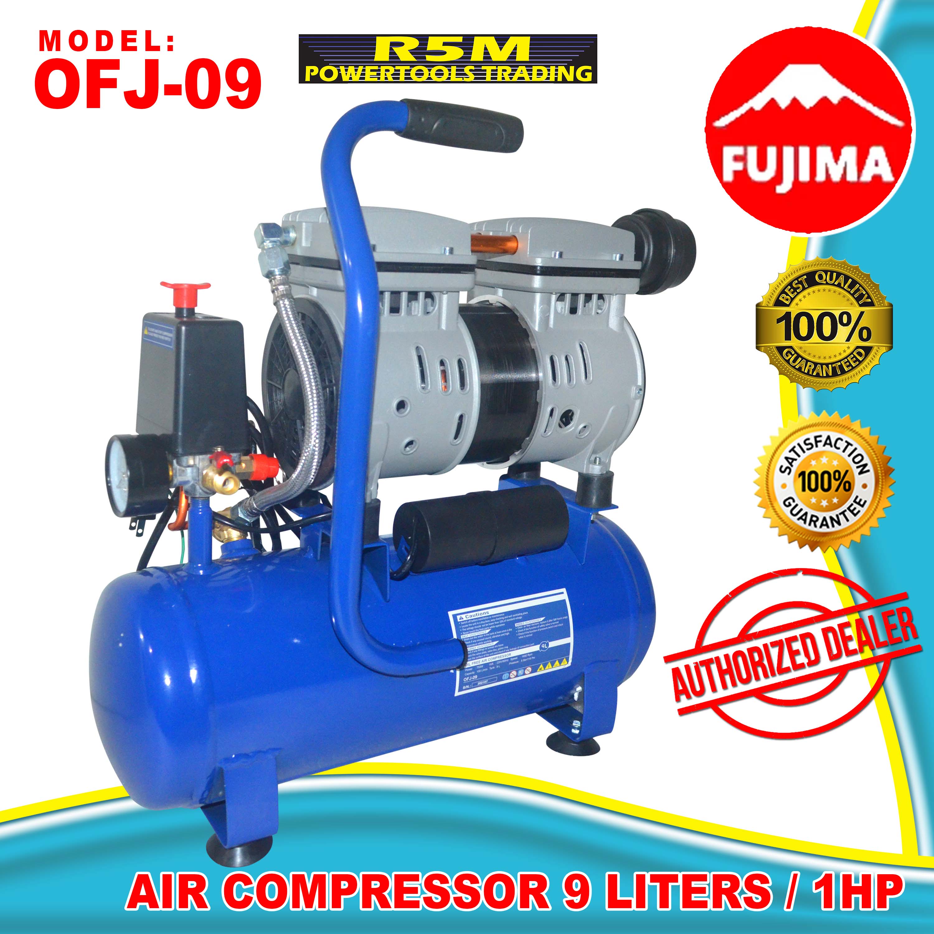 FUJIMA JAPAN OILLESS AIR COMPRESSOR 1HP 9LITERS | Lazada PH