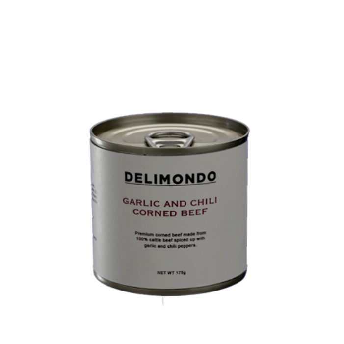Delimondo Garlic & Chili Corned Beef 175g | Lazada PH