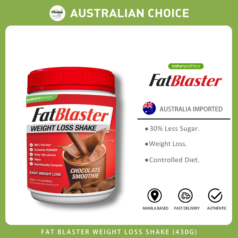 Fat Blaster Weight Loss Shake Chocolate Smoothie (430g) | Lazada PH