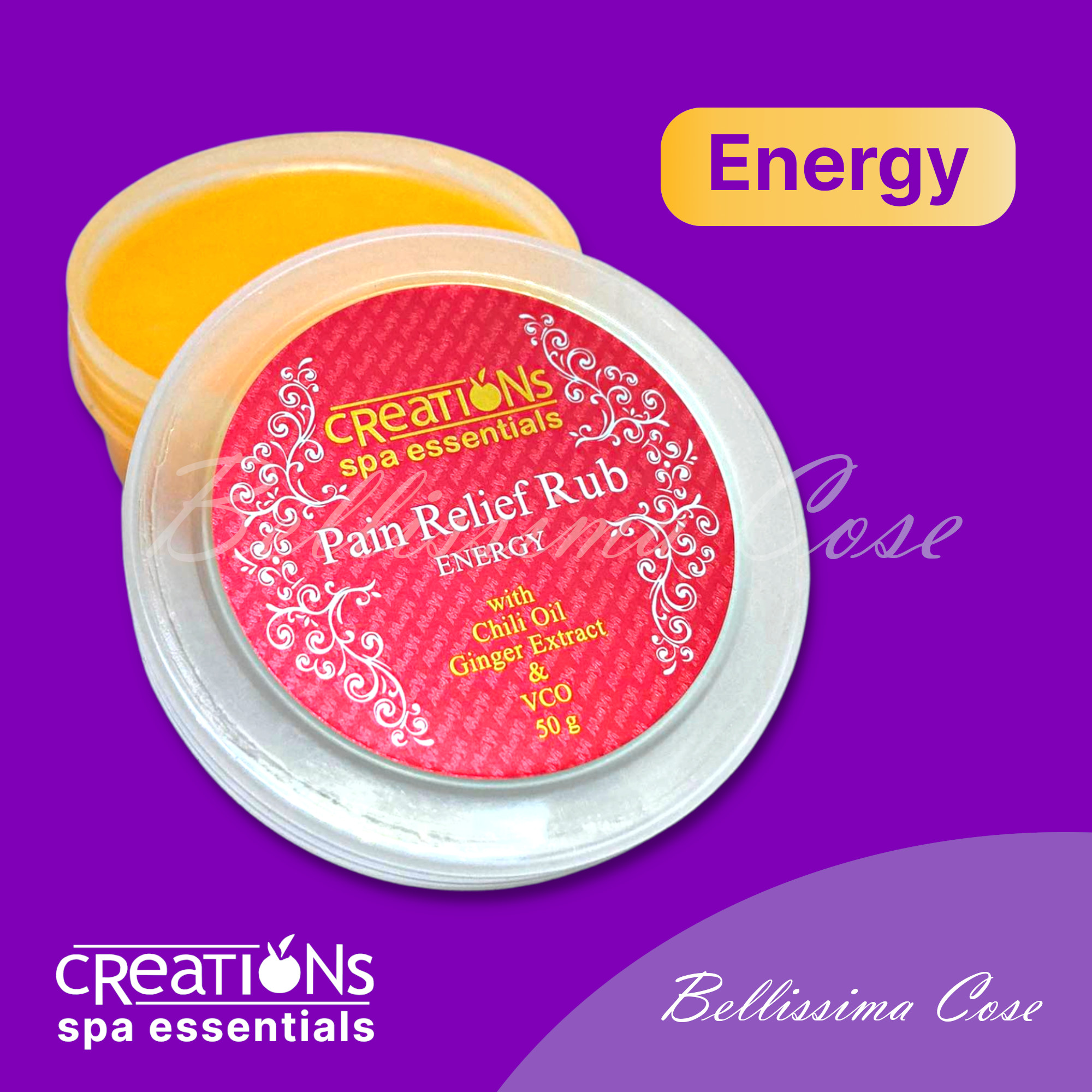 Creations Spa Essentials -ENERGY- Pain Relief Rub | Lazada PH