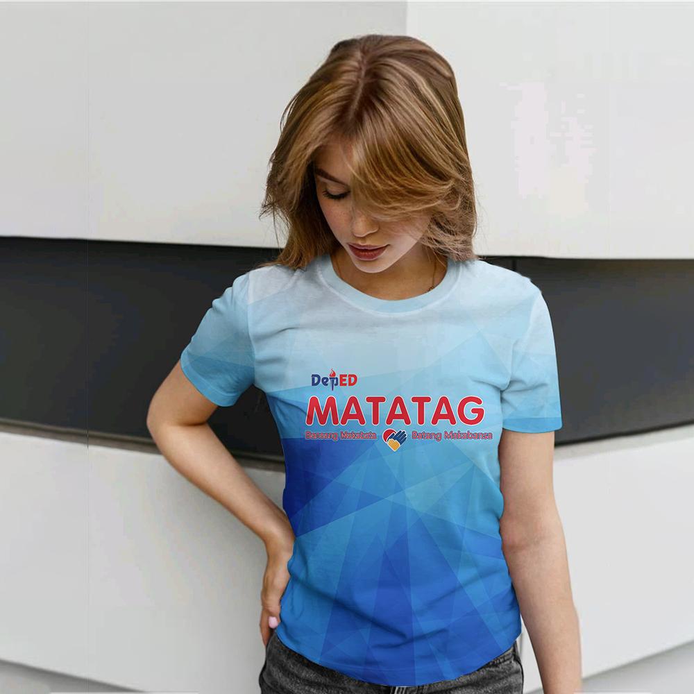 Matatag T-shirt Teachers Women's T-shirt Full Sublimation Shirt deped ...
