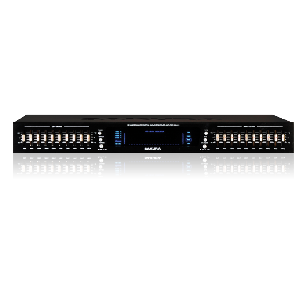 Sakura EQ-101 10 Band Stereo Graphic Equalizer w/ VFD | Lazada PH