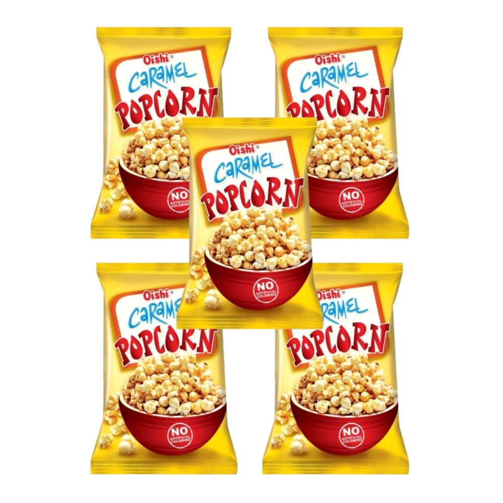 Oishi Caramel Popcorn 60G - Pack of 5 | Lazada PH