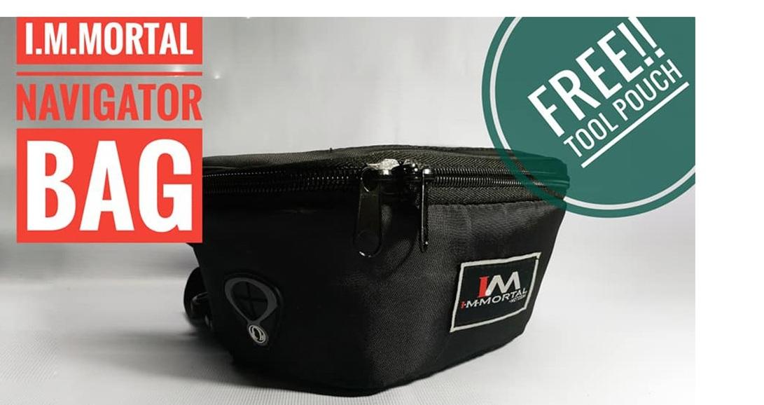 Immortal GPS/Navigation bag with free heavy duty small pouch for NMAX ...