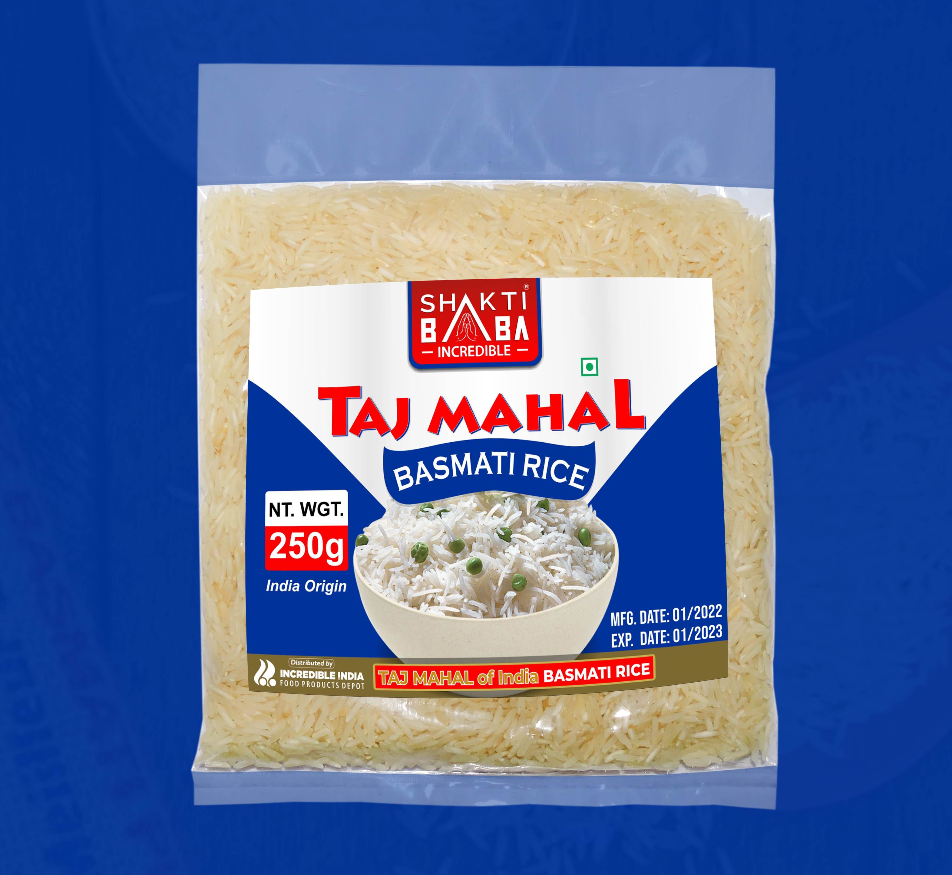 SHAKTI BABA Genuine TAJ MAHAL BASMATI LONG GRAIN RICE ( NO Mixing ...