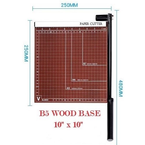 Polaris Wood & Metal base paper cutter A3, B4, A4, B5, A5 | Lazada PH