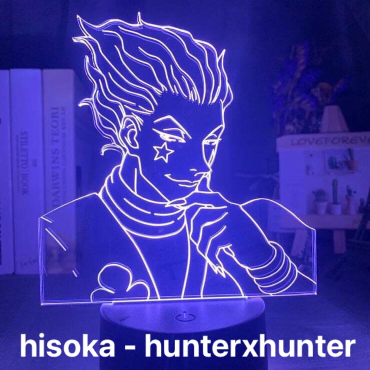 Hunter x Hunter Killua Chrollo Hisoka Anime 3D Acrylic LED Lamp [single ...