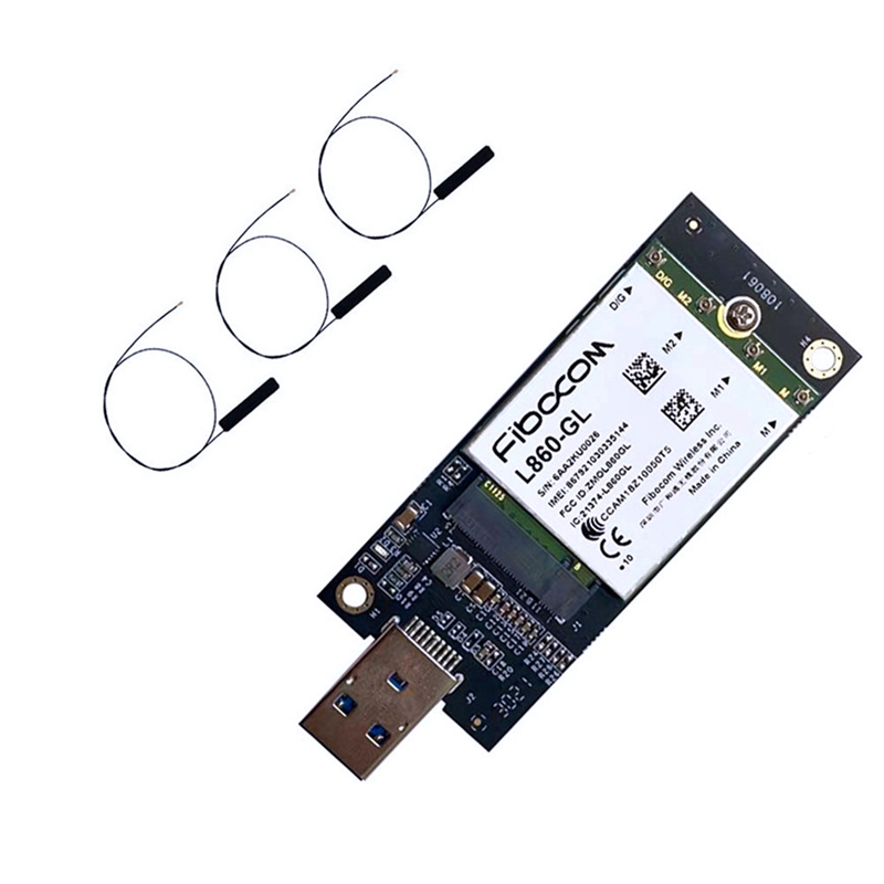 Fibocom USB 4G Module L860-GL FDD-LTE TDD-LTE Cat16 4G Card L860 GL LTE ...