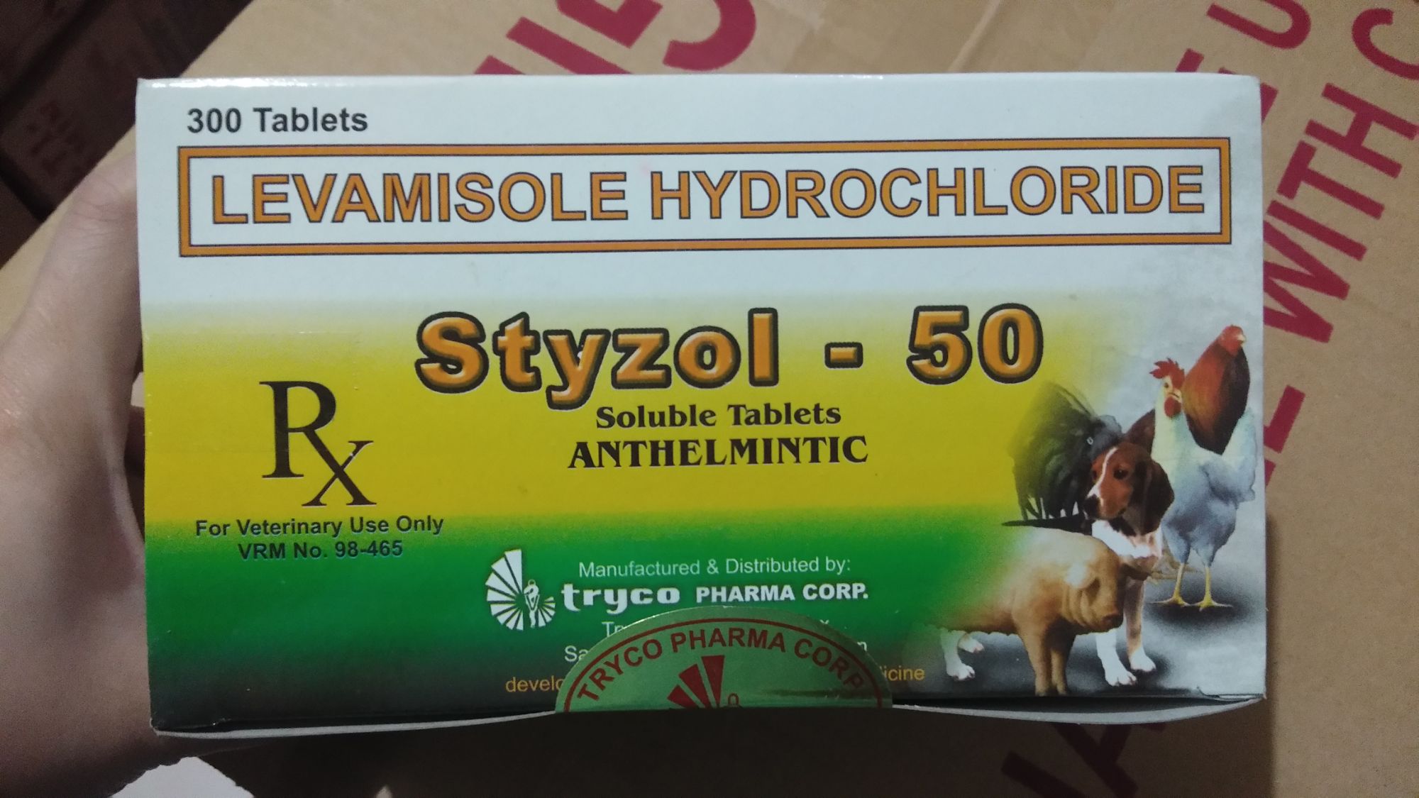 STYZOL-50 TABLET (4 TABLETS PER PACK) - ANTHELMINTIC | Lazada PH