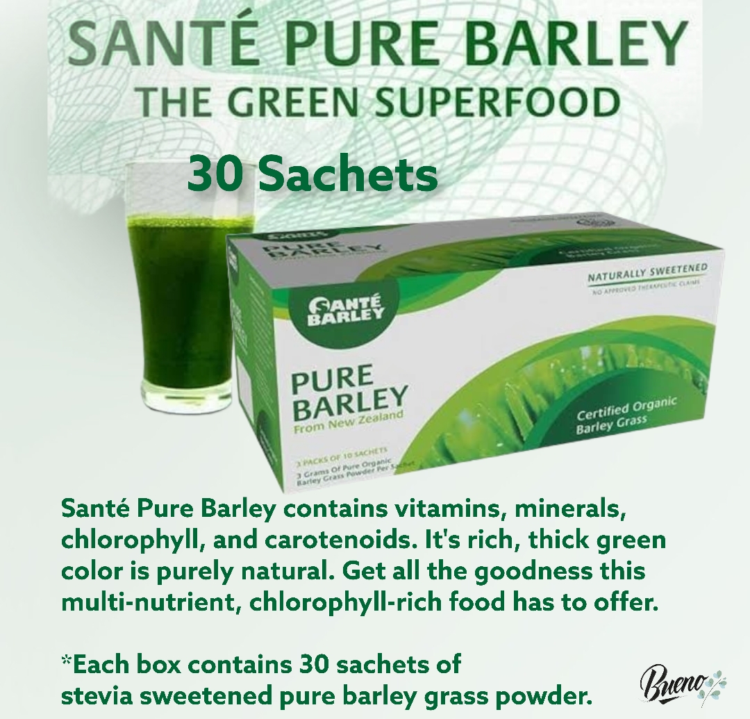 Sante Pure Barley From New Zealand Food Supplement 30 x 3grams Sachet ...