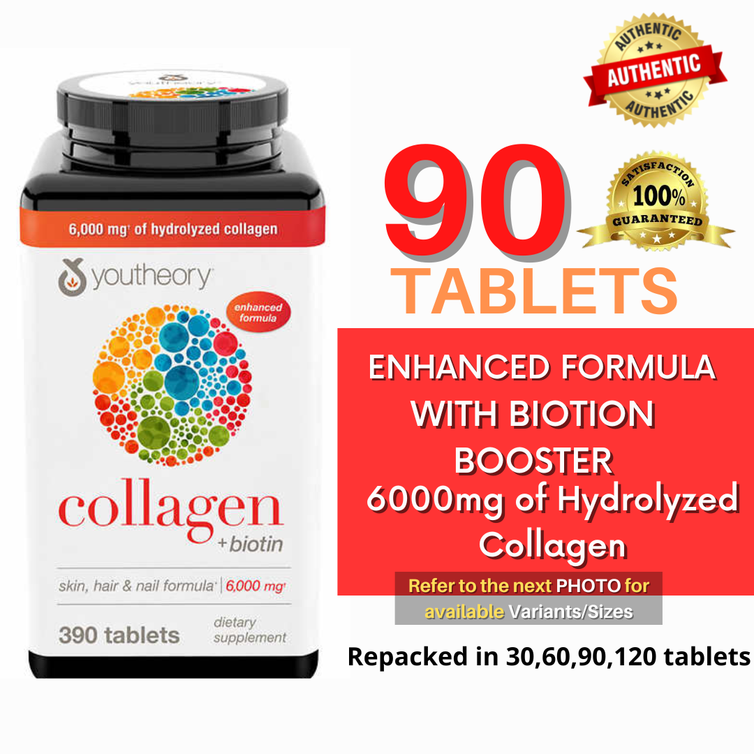 90 Tablets - Youtheory Collagen Plus Biotin, Women | Lazada PH