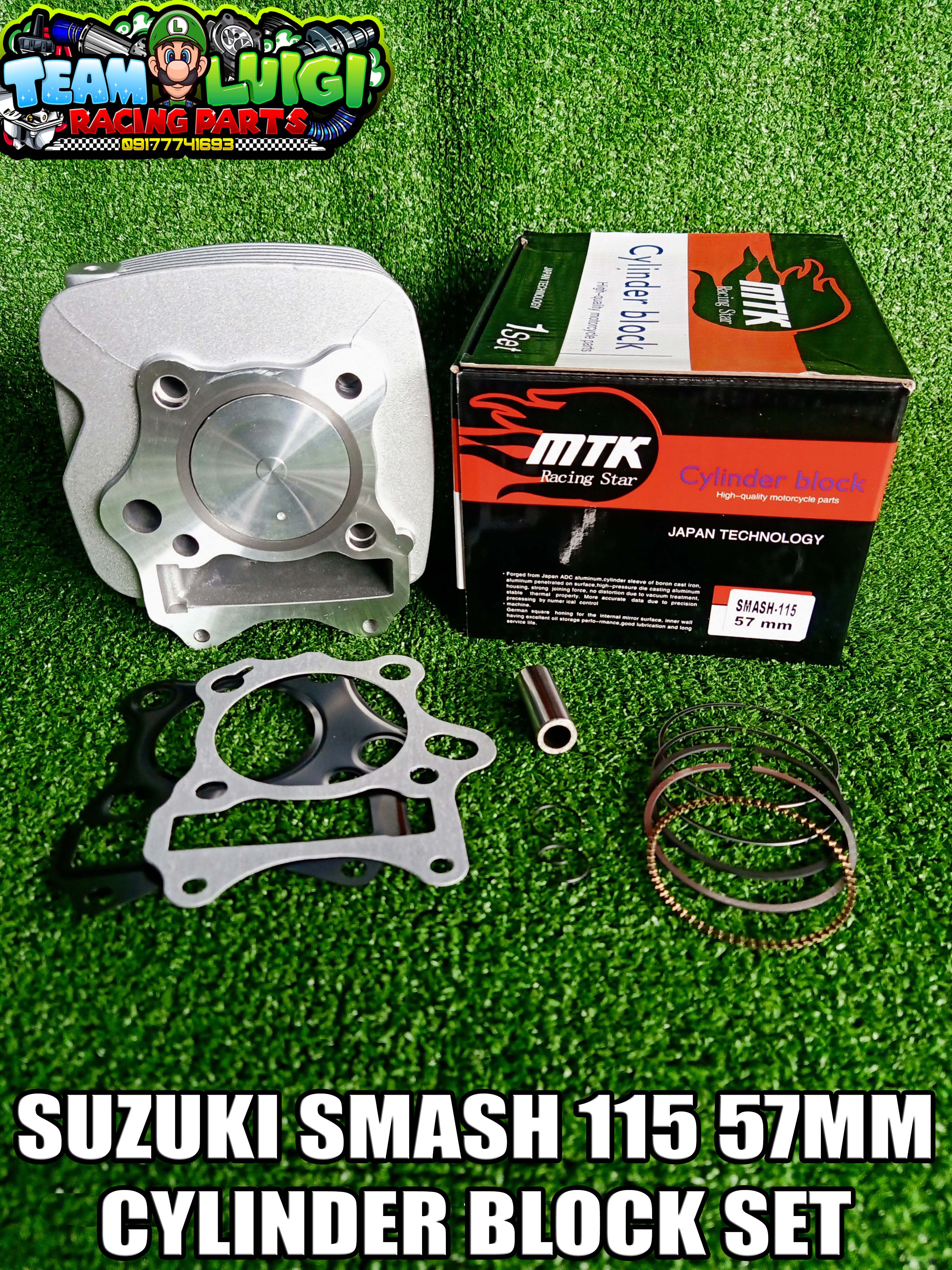 MTK SUZUKI SMASH 115 57MM CYLINDER BLOCK SET | Lazada PH