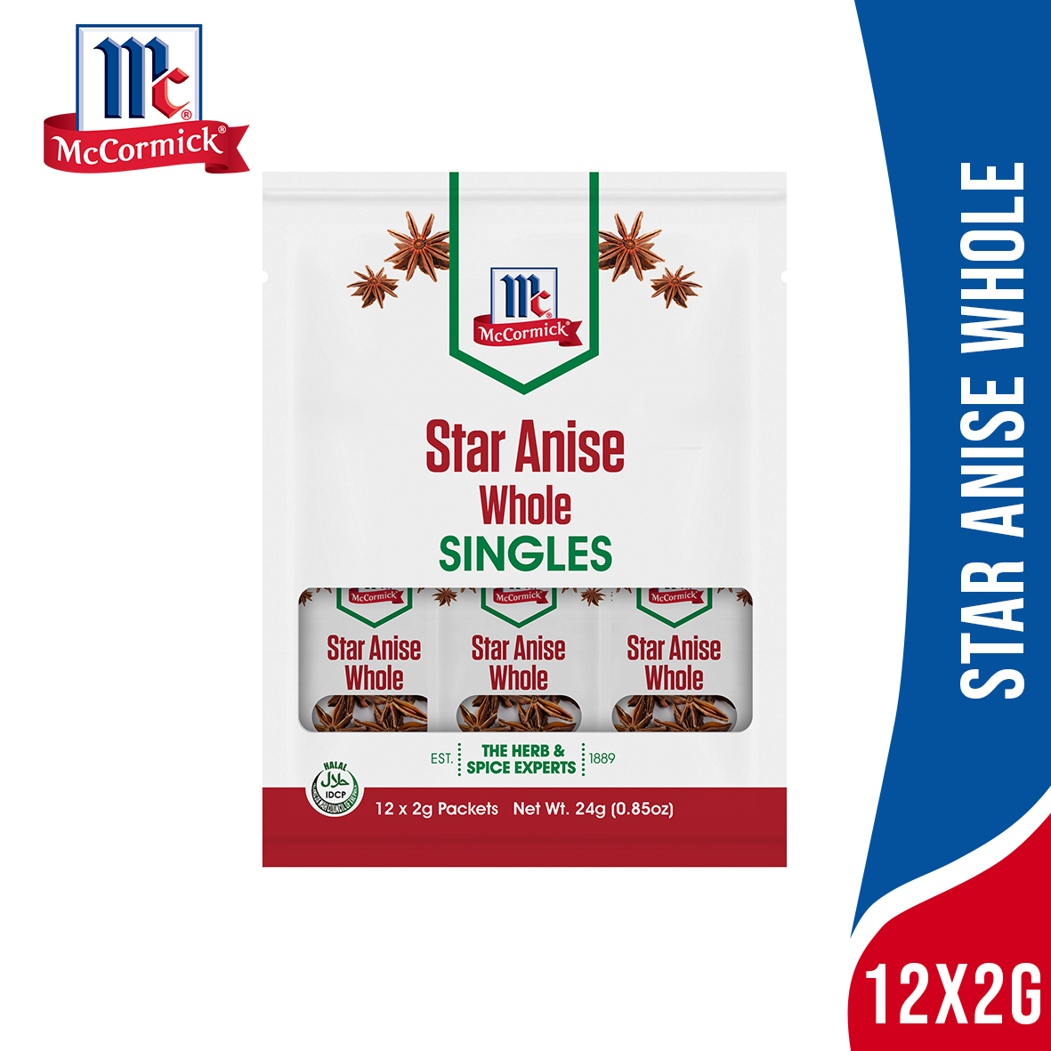 McCormick Star Anise Whole 12X2g | Lazada PH