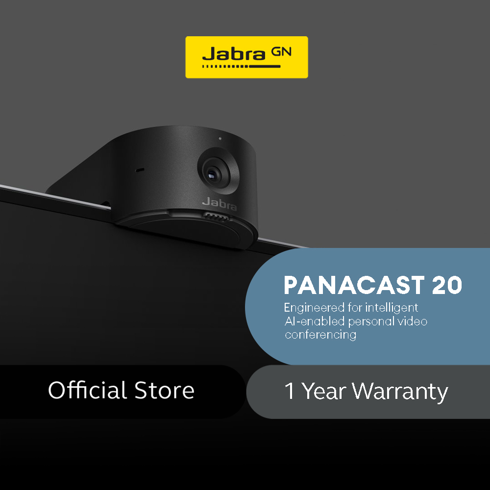 Jabra PanaCast 20 4K Video Conferencing Camera - Flexible Plug & Play ...