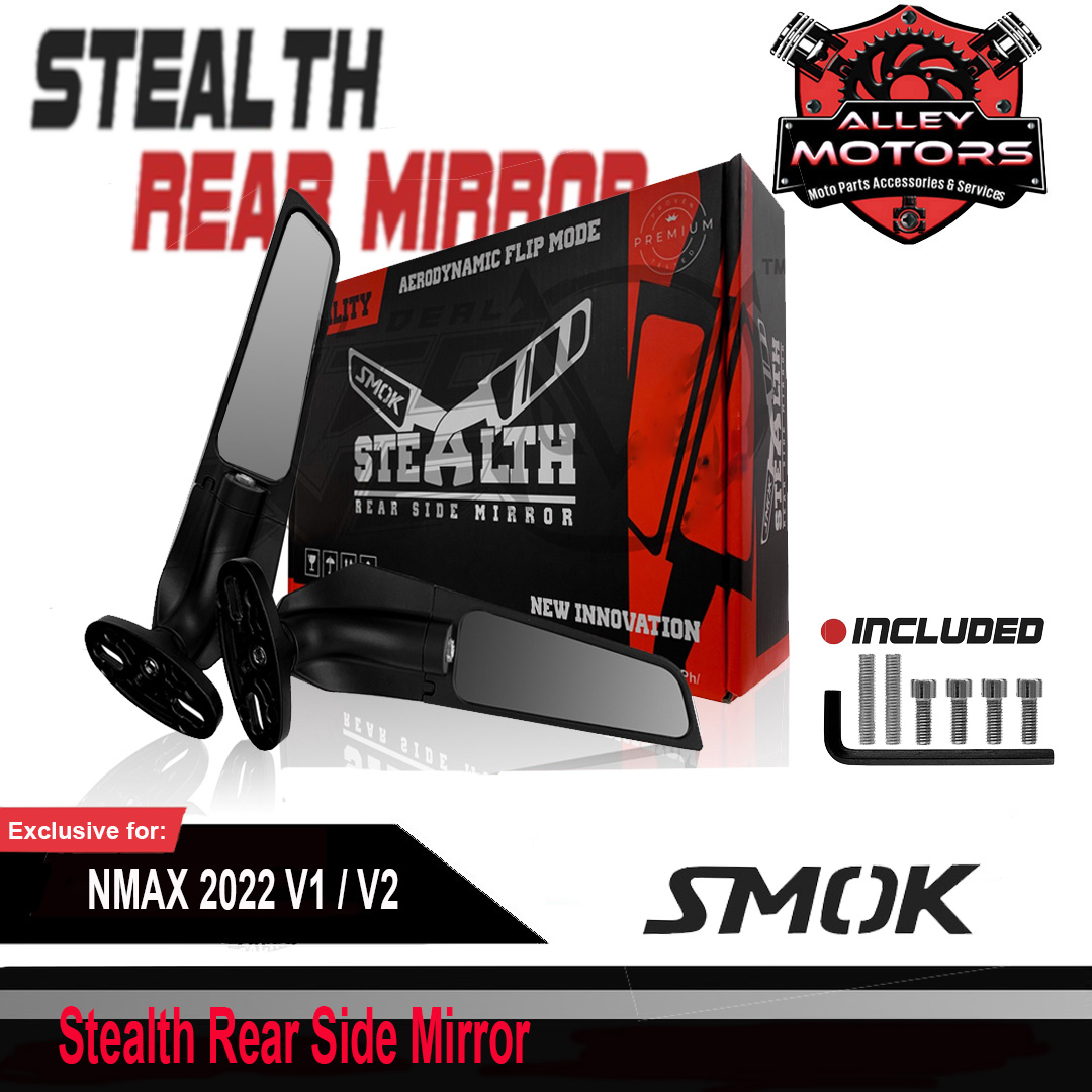 Stealth Rear Side Mirror For NMAX V1/V2 2022 l High Quality Mirror ...