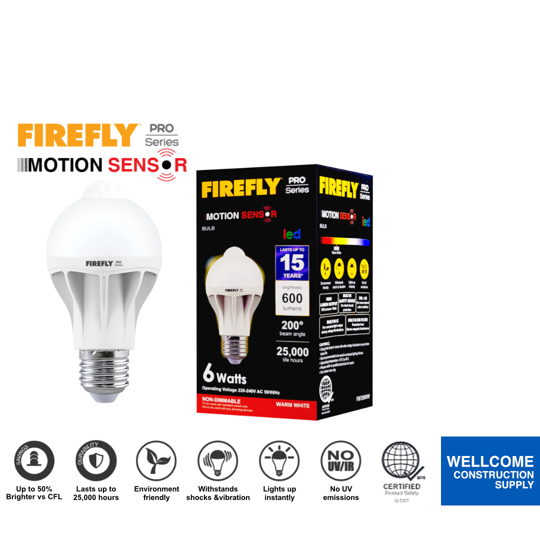 Firefly Pro Series Motion Sensor LED Bulb | Lazada PH
