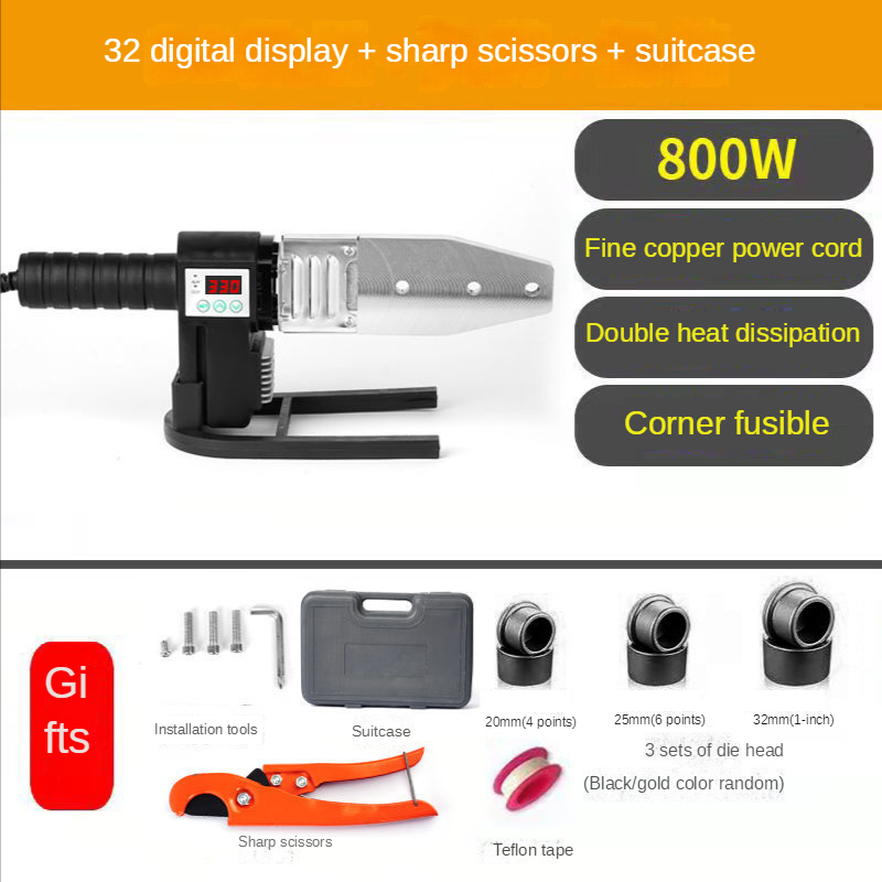 600W/800W/1000W PPR pipeline welding machine, PPR fusion welding ...