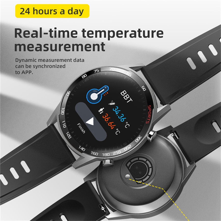 HUAWEI XIAOMI SAMSUNG T23 Smart Watch อุณหภูมิร่างกาย Heart Rate ...