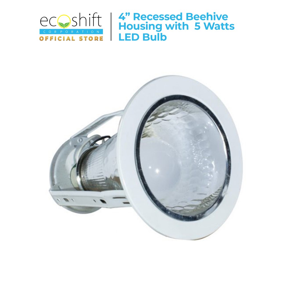 Ecoshift 4" Recessed Beehive Housing with 5 Watts LED Bulb | Lazada PH